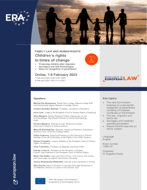 Fillable Online The regulation of surrogacy: a children's rights ...