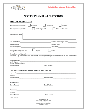 Fillable Online joint permit application instructions for a ...