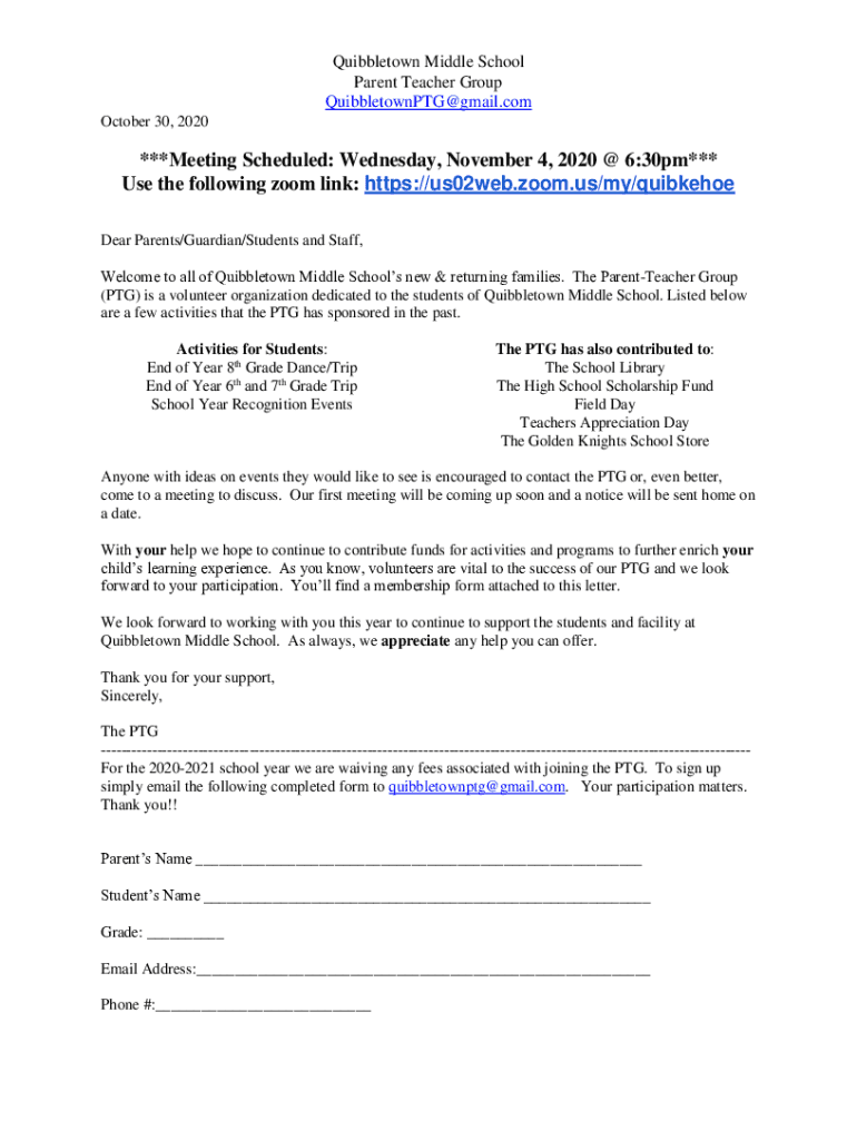 Fillable Online Altona's Fall Parent/Teacher Conference Info Fax Email ...