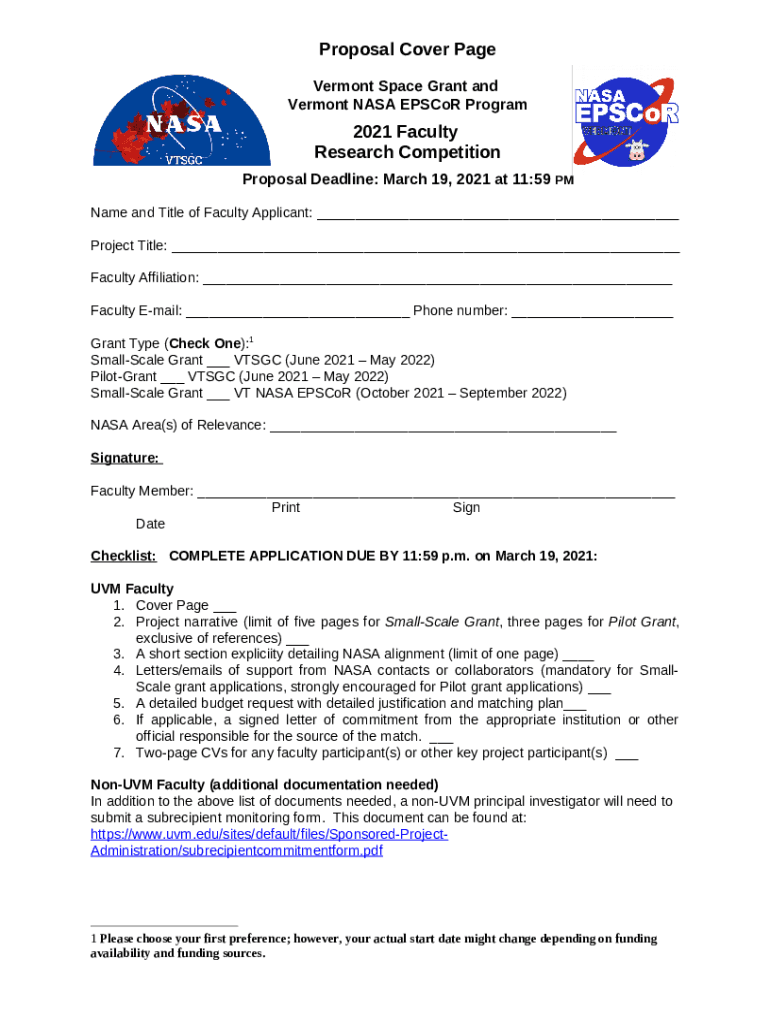 nd nasa epscor can research announcement request for pre- ... - epscor ...