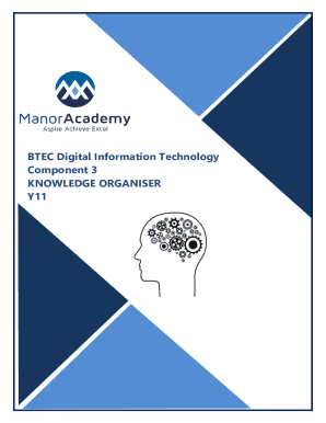 Fillable Online BTEC Digital Information Technology Component 3 ... Fax ...