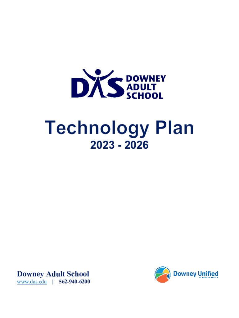 Fillable Online Downey Adult School Technology Vision Statement Fax ...