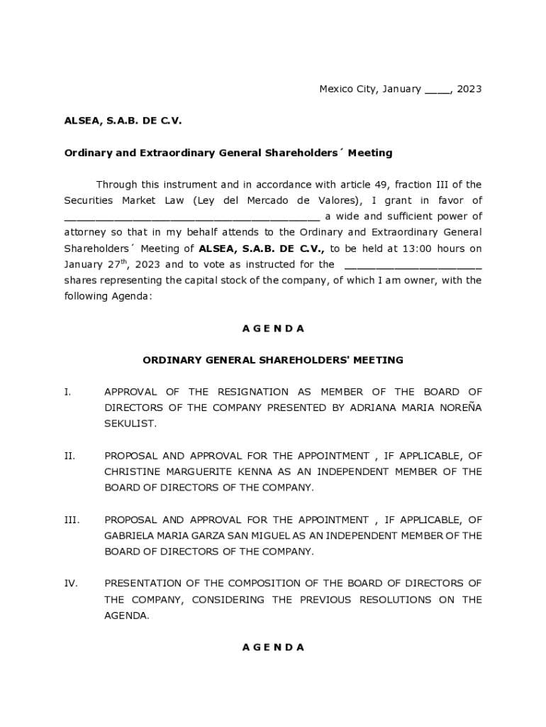Fillable Online Alsea, S.A.B. DE C.V. Company Profile - Mexico Fax ...