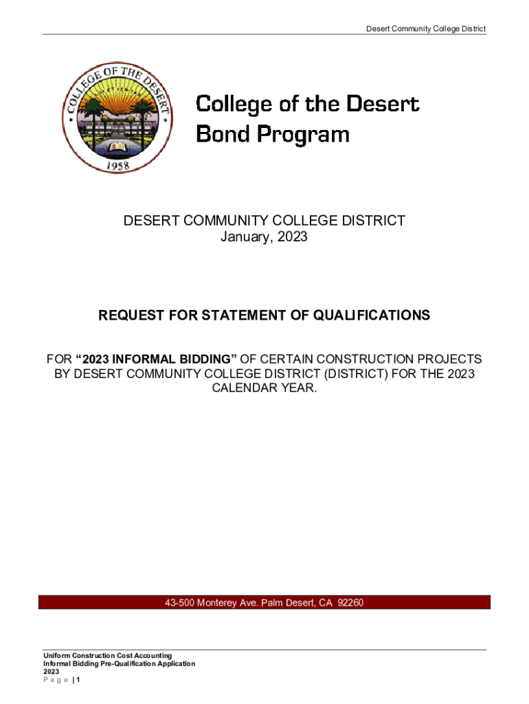 Fillable Online Desert Community College District Mission Statements ...