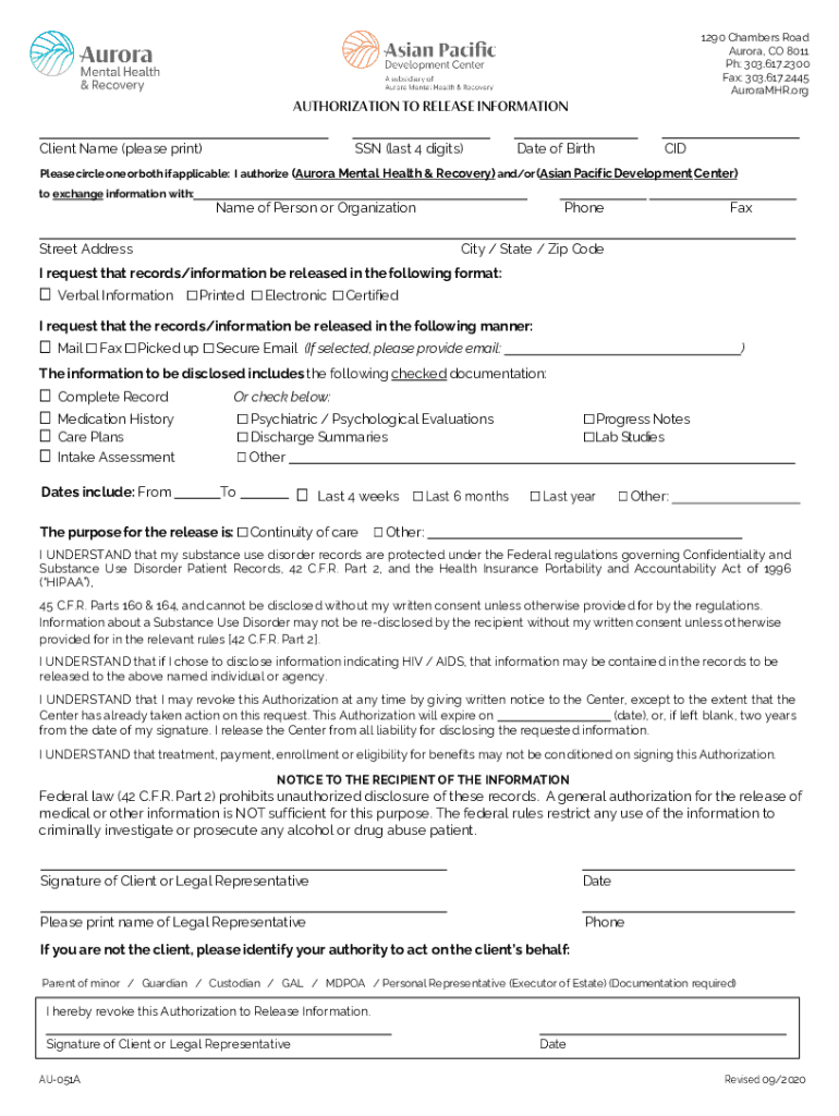 Fillable Online AUTHORIZATION TO RELEASE INFORMATION Client Name ( ... Fax Email Print - pdfFiller