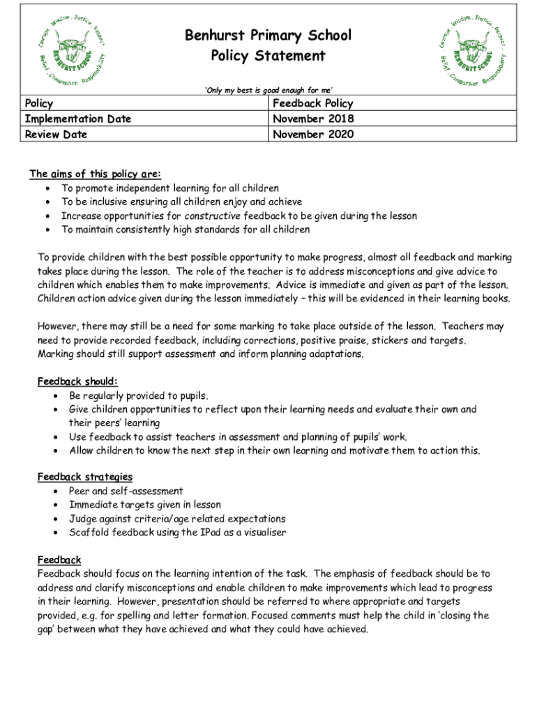 Fillable Online Benhurst Primary School - Family Services Directory Fax ...