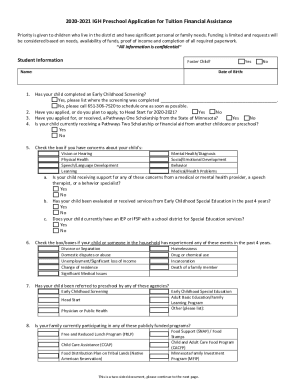 Fillable Online 2020-2021 Financial Aid Form.docx Fax Email Print ...
