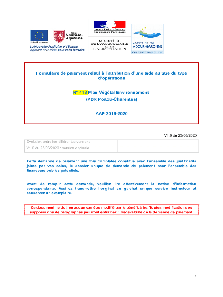 Remplissable En Ligne Notice du formulaire de paiement relatifl'attribution d'une ... Fax Email ...