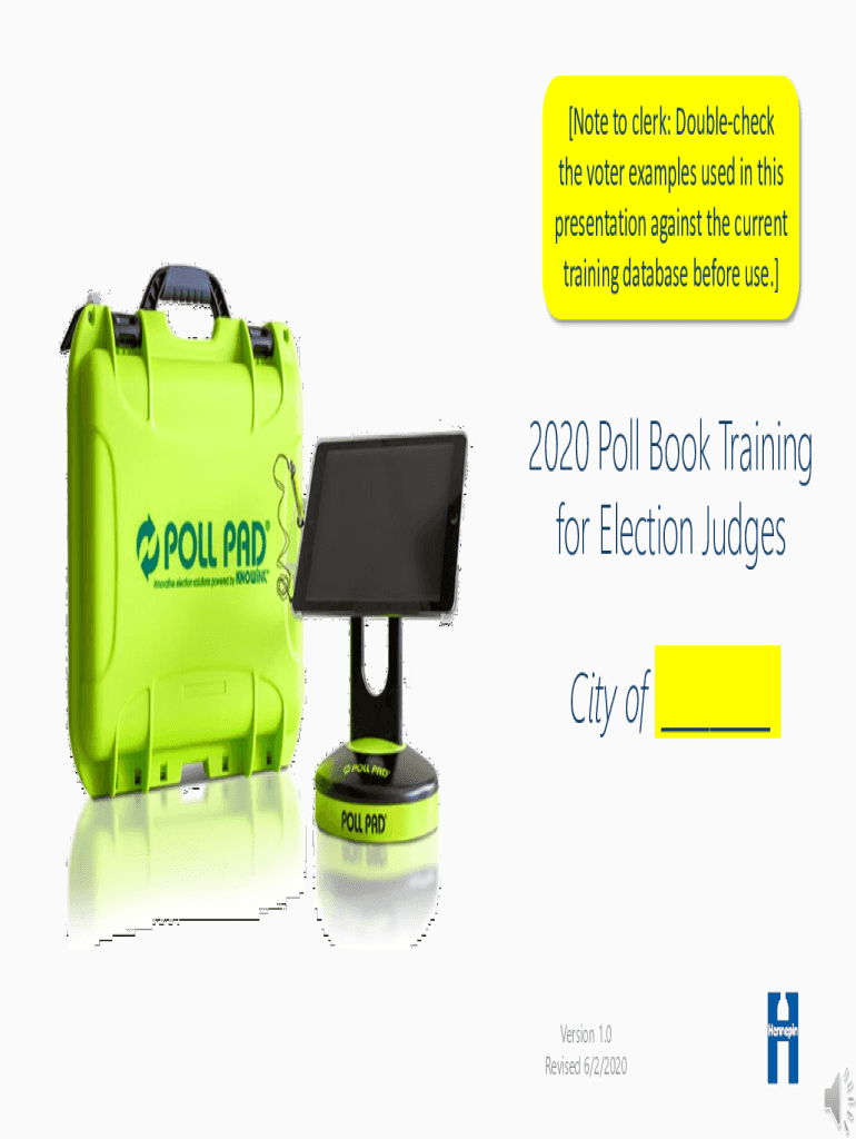 Fillable Online New Online Poll Worker Training Program Fax Email Print ...