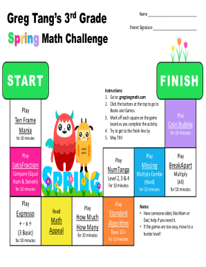 Fillable Online Greg Tang Math Level 3 - Thanksgiving Challenge Fax ...