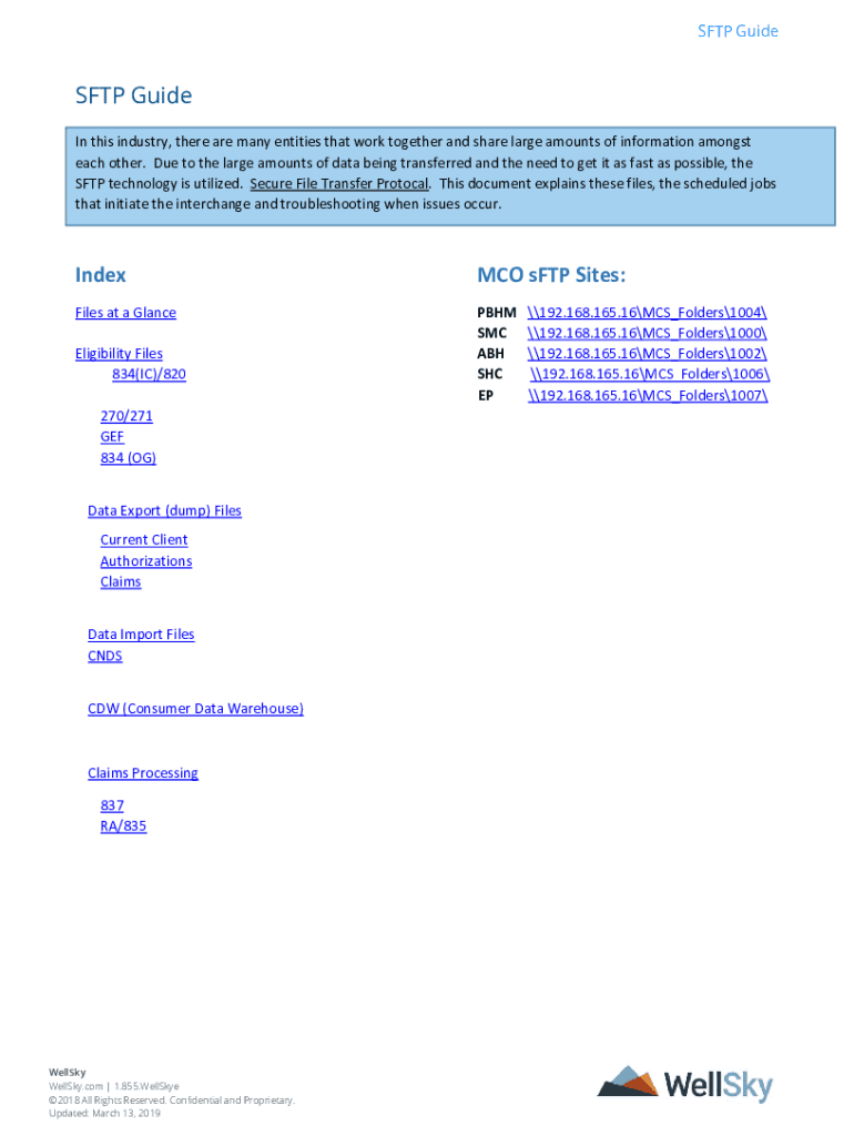 Fillable Online The What's, How's and Why's of SFTP Fax Email Print ...