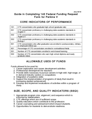 Fillable Online Guide in Completing 142 Federal Funding Request Form ...