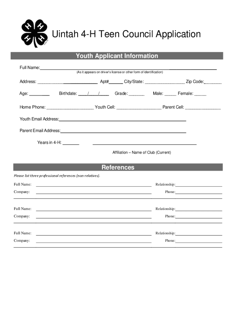 Fillable Online extension usu Required documents to obtain a Utah ...