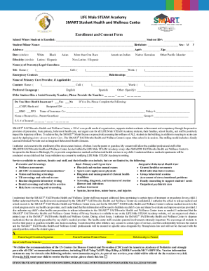 Fillable Online LIFE Male STEAM Academy SMART Student Health and ...