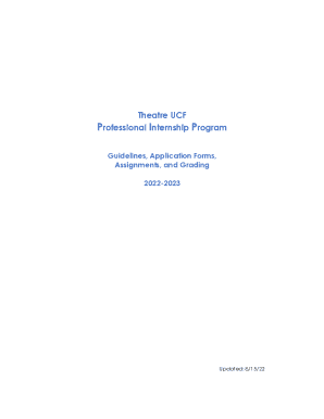 Fillable Online Theatre UCF Fax Email Print - pdfFiller