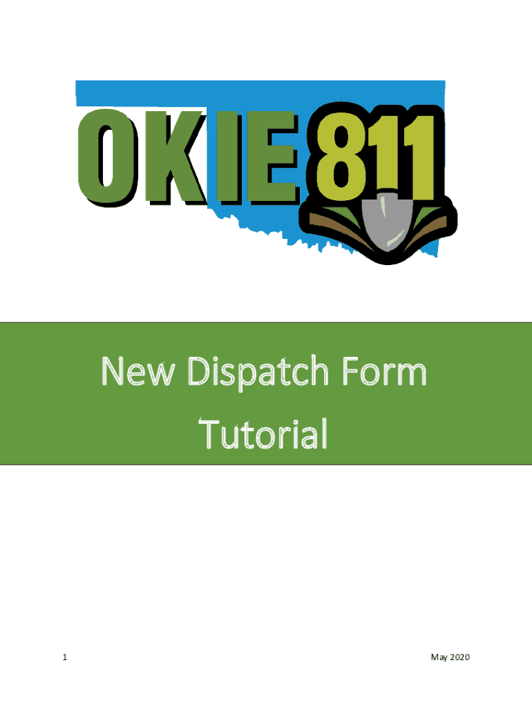 Fillable Online New Dispatch Form Tutorial Fax Email Print - pdfFiller