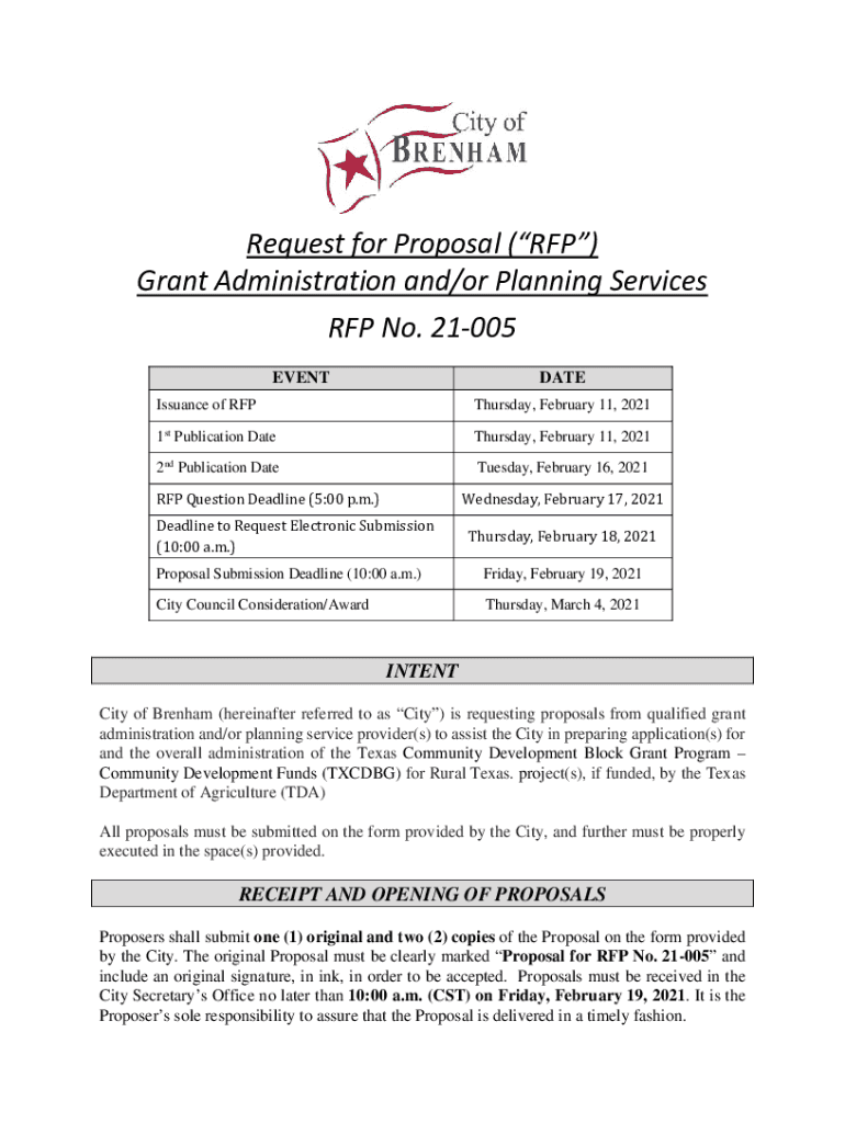 Fillable Online NOT-CA-23-050: Notice of Request for Proposals (RFP ...