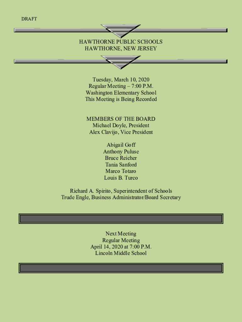 Fillable Online Lincoln Middle School - Hawthorne Public Schools Fax ...