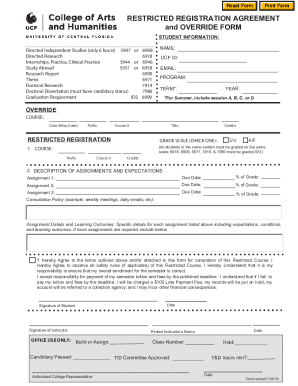 Fillable Online Restricted-Registration-Agreement-and-Override- ... Fax ...