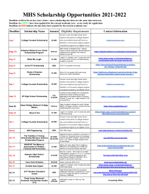 Fillable Online Scholarships for HBCU Students Fax Email Print - pdfFiller