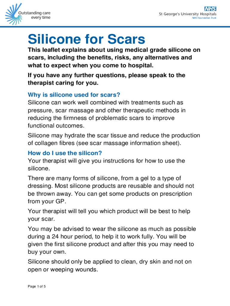 Fillable Online AWD Medical Silicone Scar Sheets Fax Email Print ...