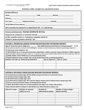 Fillable Online Referral forms - Oxford Genetics Laboratories Fax Email ...