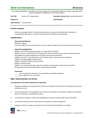 Fillable Online The Importance of Job Descriptions: A Quick Q&A Fax Email Print - pdfFiller