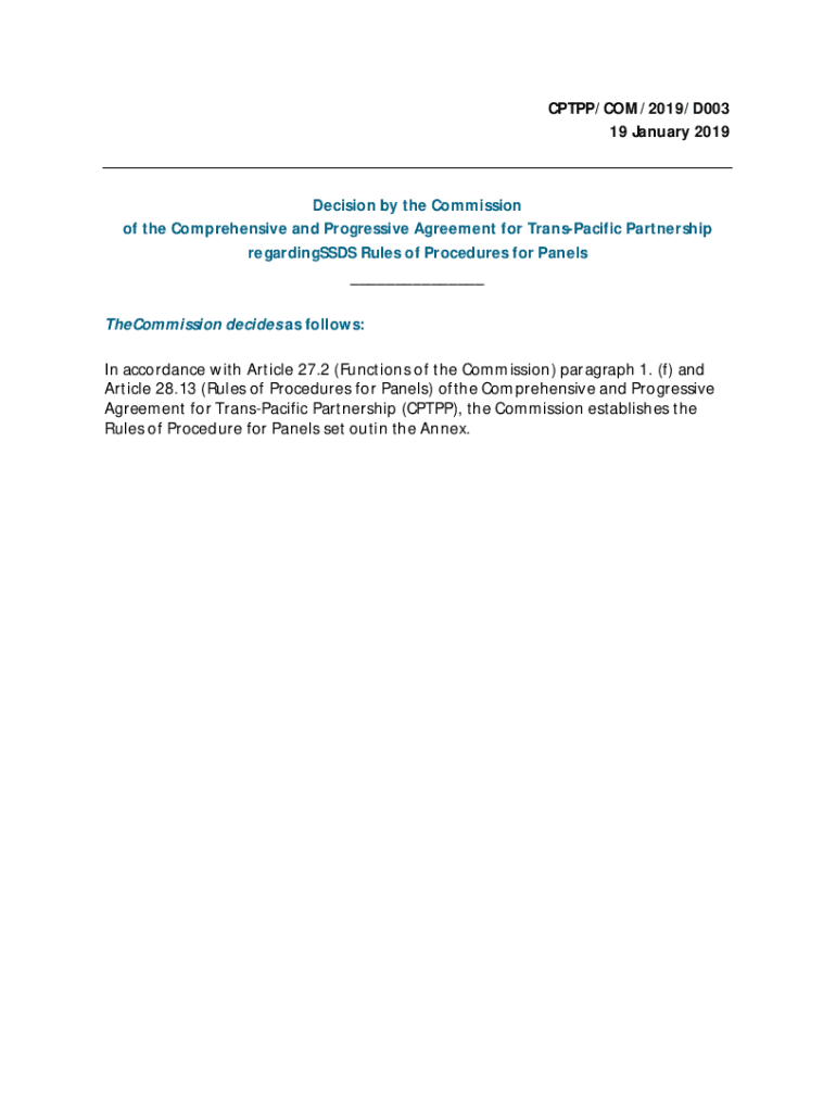 Fillable Online CPTPP text and associated documents Fax Email Print ...