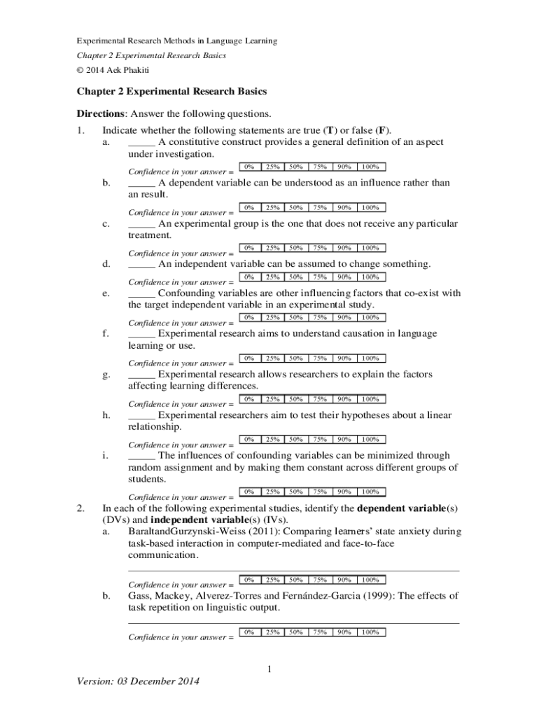 Fillable Online Experimental Research Methods in Language Learning Fax ...