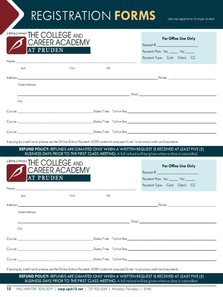 Fillable Online Academy of Lifelong Learning Registration/Payment Form ... Fax Email Print ...
