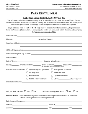 Fillable Online SPECIAL EVENTS INFORMATION FORM Fax Email Print - pdfFiller