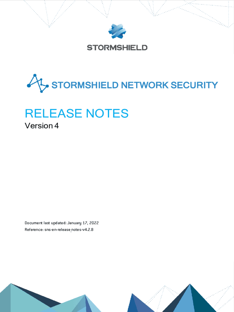 Fillable Online stormshield network ssl vpn client - release notes Fax ...