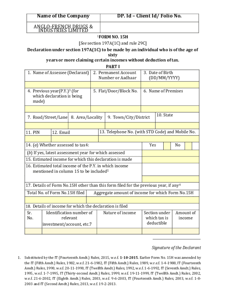 Fillable Online dematrialisation request form Fax Email Print - pdfFiller