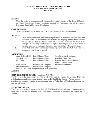 Fillable Online Section 720.303(6) of the Florida Statutes Fax Email ...