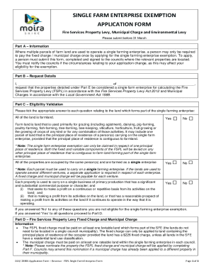 Fillable Online single-farm-enterprise-exemption-form. ... Fax Email ...