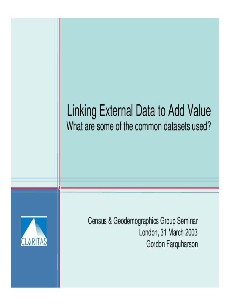 Fillable Online GUILD: GUidance for Information about Linking Data sets - NCBI Fax Email Print ...