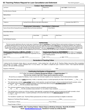 Fillable Online How to Fill Out the Teacher Loan Forgiveness ...