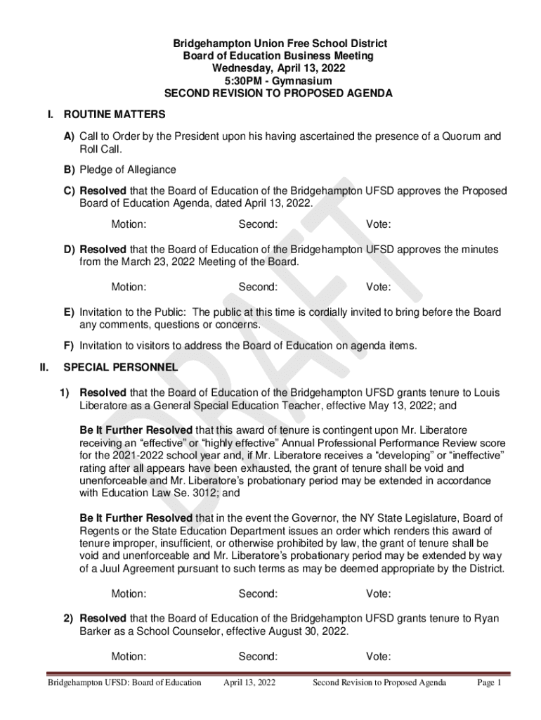 Fillable Online bridgehampton k12 ny east hampton union free school ...