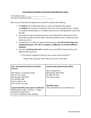 Fillable Online International Student Verification Letter and ...