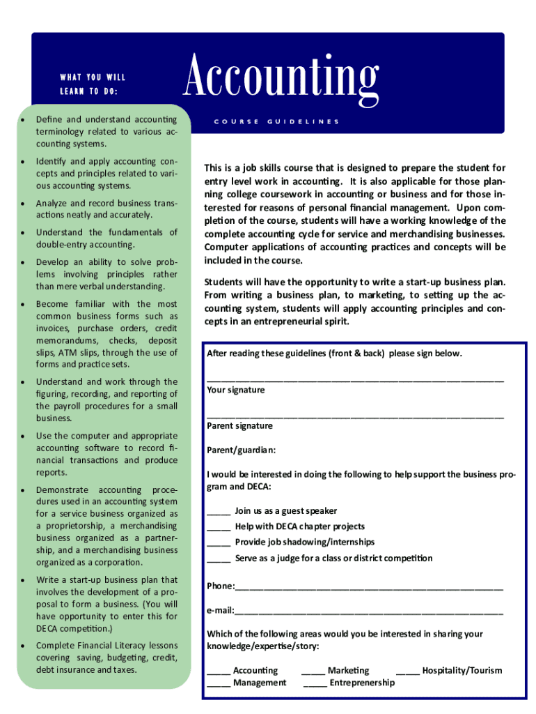 Fillable Online Accounting Concept (Definition) Guide to Top 12 Concepts Fax Email Print - pdfFiller