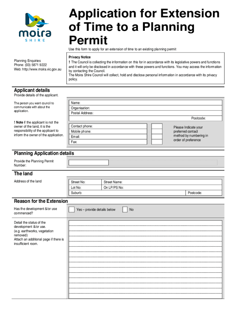 Fillable Online Application for a new planning permission to replace an ...