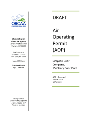 Fillable Online For Business - ORCAA - Olympic Region Clean Air Agency ...