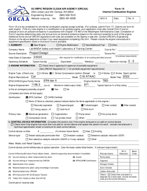 Fillable Online OLYMPIC REGION CLEAN AIR AGENCY (ORCAA) Fax Email Print ...