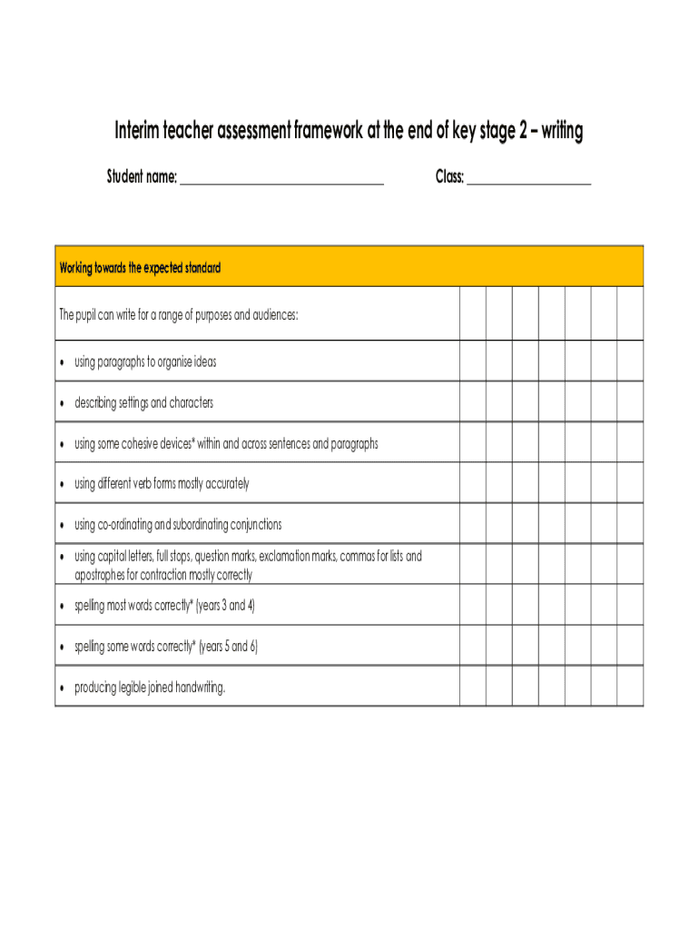 Fillable Online Interim-teacher-assessment-framework-at-the-end-of-key ...