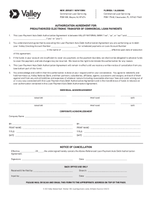 Fillable Online AUTHORIZATION AGREEMENT FOR: PREAUTHORIZED ... Fax ...