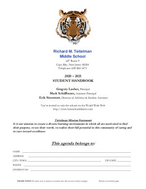 Fillable Online Richard M. Teitelman Middle School Fax Email Print ...