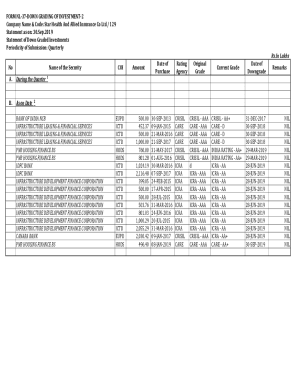 Fillable Online FORM NL-37-DOWN GRADING OF INVESTMENT- ... Fax Email ...