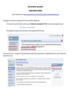 Fillable Online complete and submit impact aid survey thru skyward ...