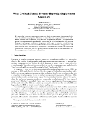 Fillable Online cgi cse unsw edu Weak Greibach Normal Form for Hyperedge Replacement ... Fax ...
