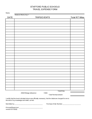 Fillable Online Travel Claim Forms & Guidelines Fax Email Print - pdfFiller